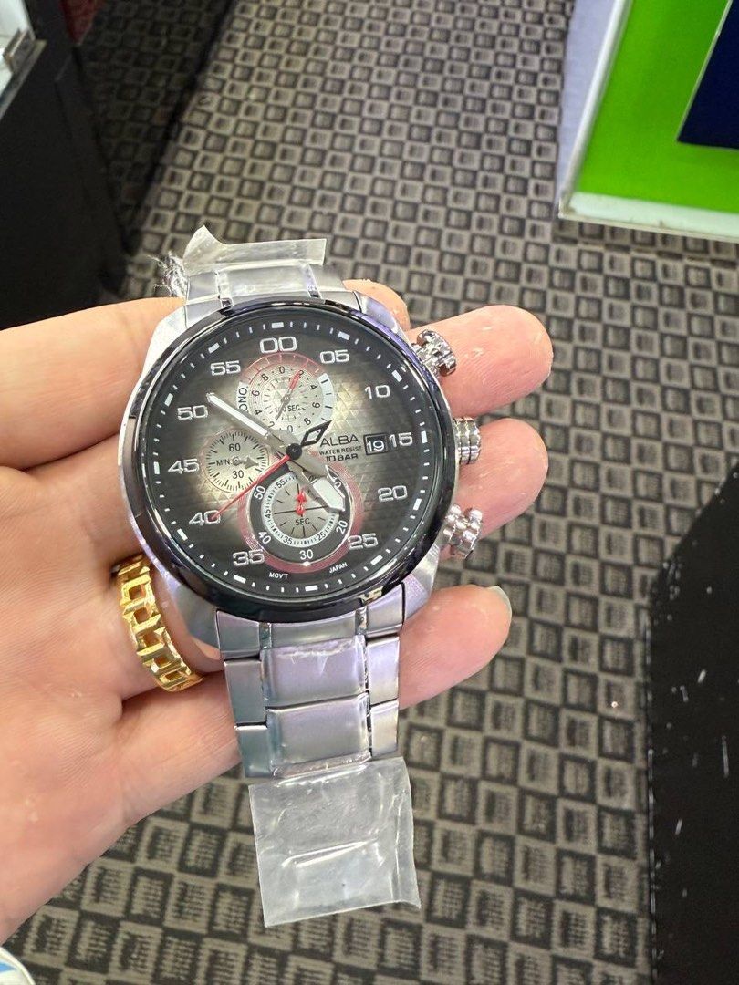 ALBA SIGN A CHRONOGRAPH AM3235X, Men's Fashion, Watches & Accessories ...