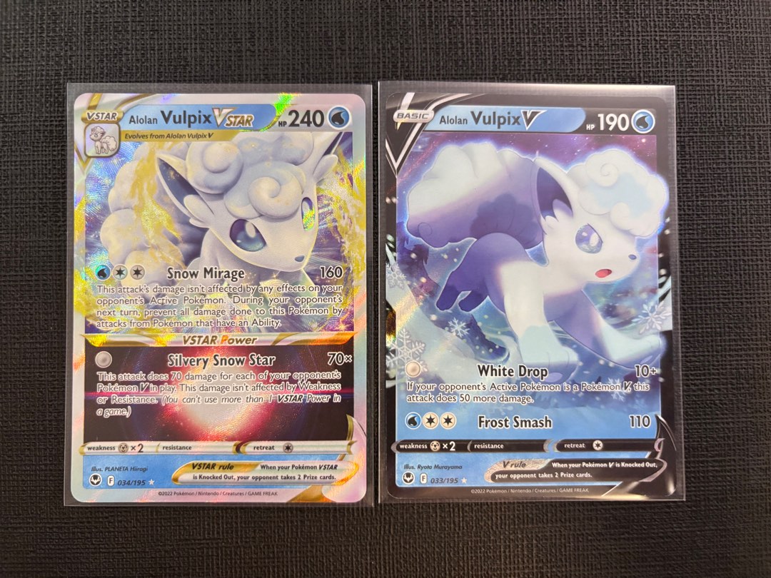 Alolan Vulpix English Pokemon cards set, Hobbies & Toys, Memorabilia & Collectibles, Vintage ...