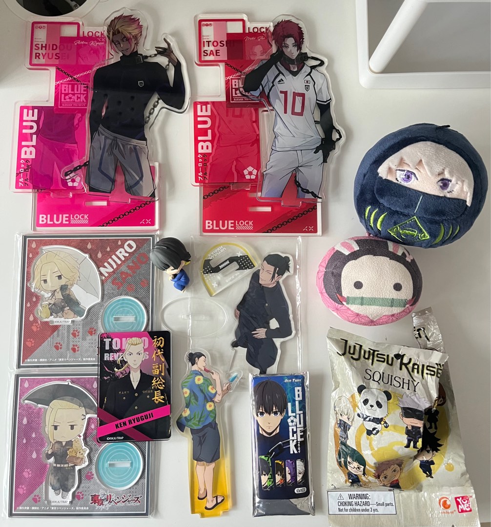 anime merch (blue lock, jjk, tokyo revengers, demon slayer), Hobbies ...