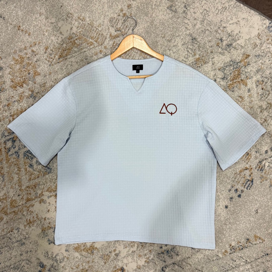 AQ MERCH BABY BLUE, Men's Fashion, Activewear on Carousell