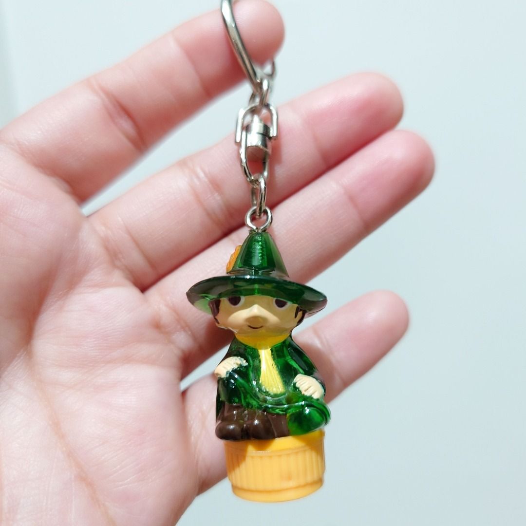 As is Moomin Snufkin charm keychain figure trinket swing anik aniks ...
