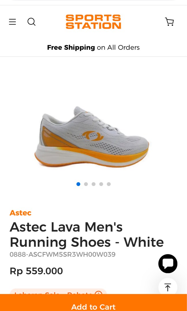 Astec Running Shoes, Fesyen Pria, Sepatu , Sneakers di Carousell