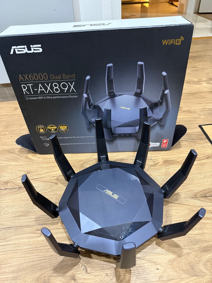 Asus Router RT-AX89X, Computers & Tech, Office & Business Technology on ...