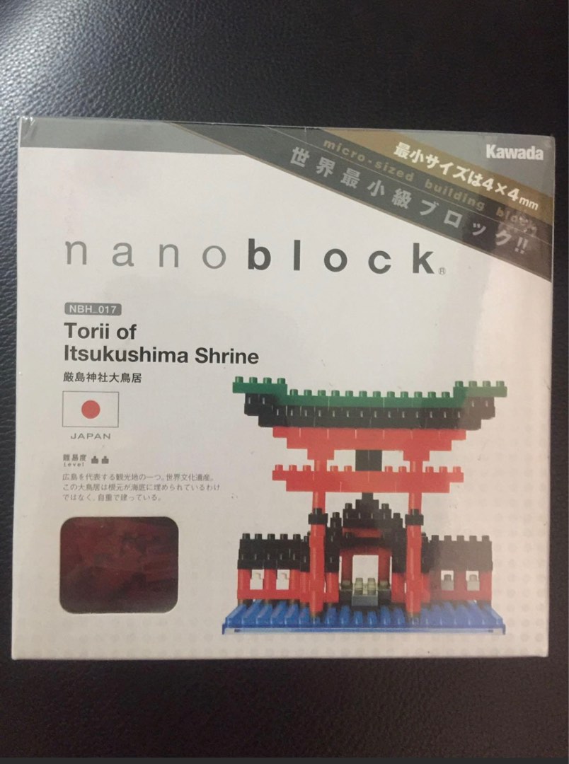 Authentic Kawada Nanoblock Japan Torii of Itsukushima Shrine, Hobbies & Toys, Toys & Games on ...