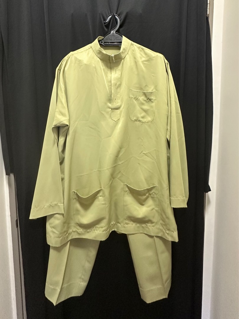 Baju Melayu Pesak, Men's Fashion, Muslim Wear, Baju Melayu on Carousell