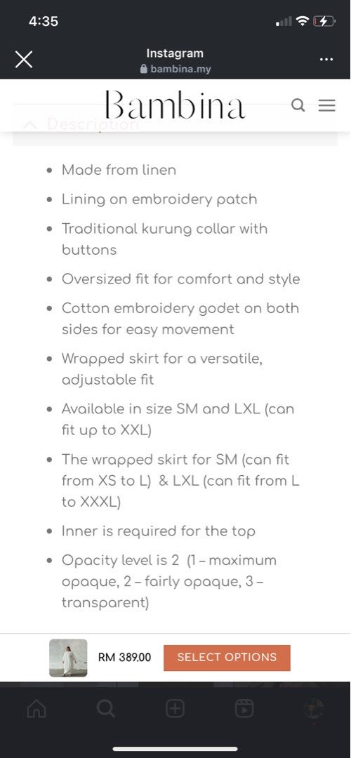 Bambina Kesuma Kurung Linen, Women's Fashion, Muslimah Fashion, Baju ...