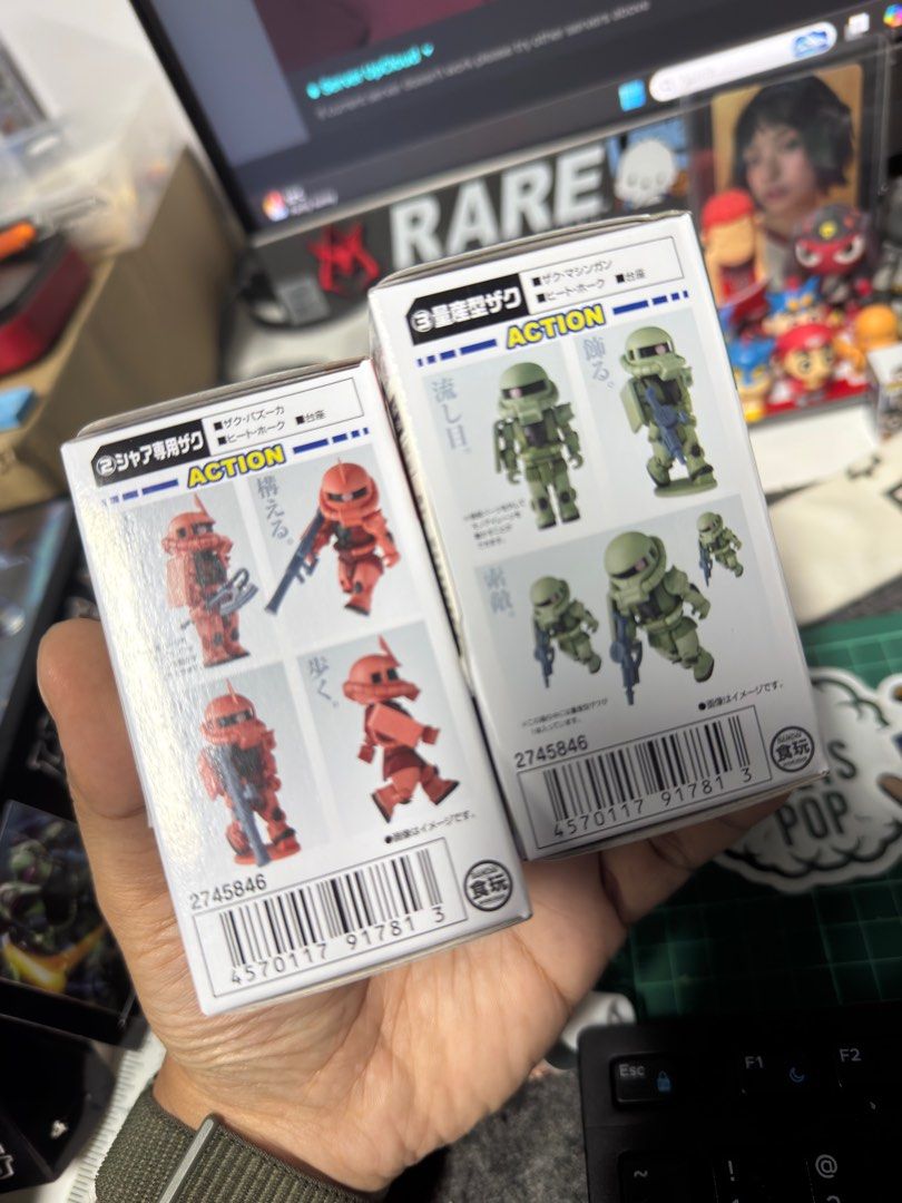 Bandai Bit Lot Gundam Zaku II Char & Grunt New, Hobbies & Toys, Toys ...