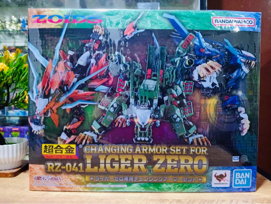 Bandai Chogokin ZOIDS Changing Armor Set for RZ-041Liger Zero, Hobbies ...