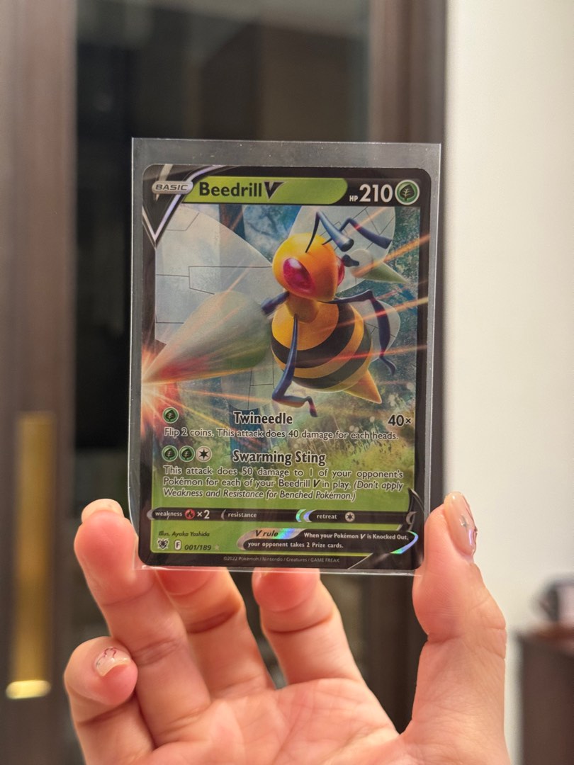 Beedrill V 001 - Astral Radiance, Hobbies & Toys, Toys & Games on Carousell