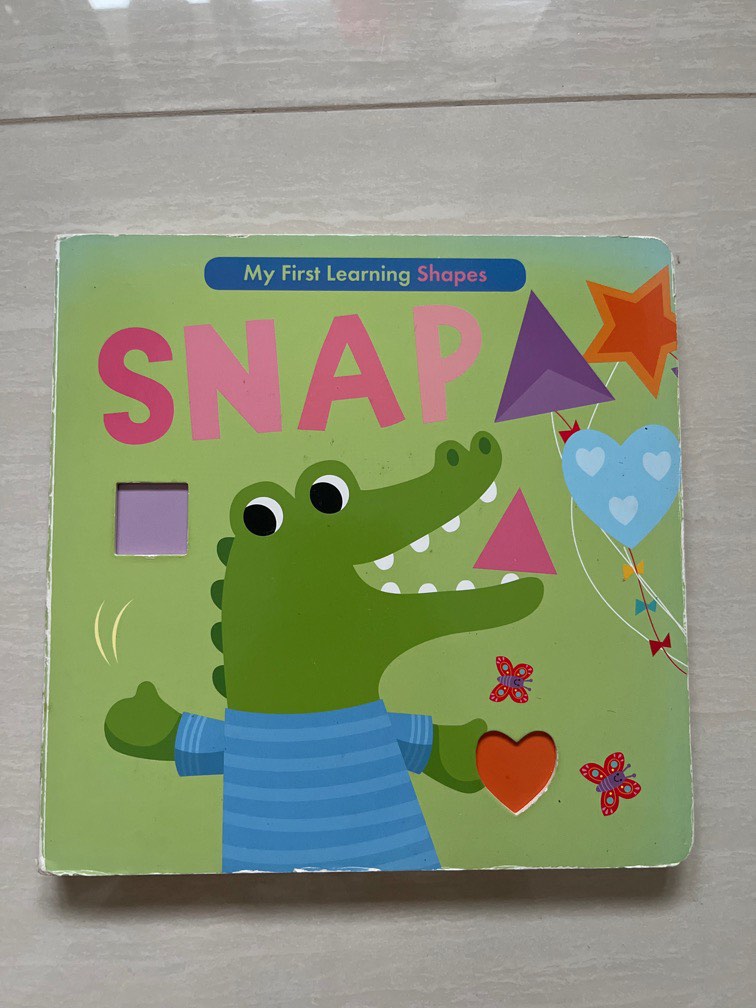 Board book shapes my first learning shapes snap , Hobbies & Toys, Books ...
