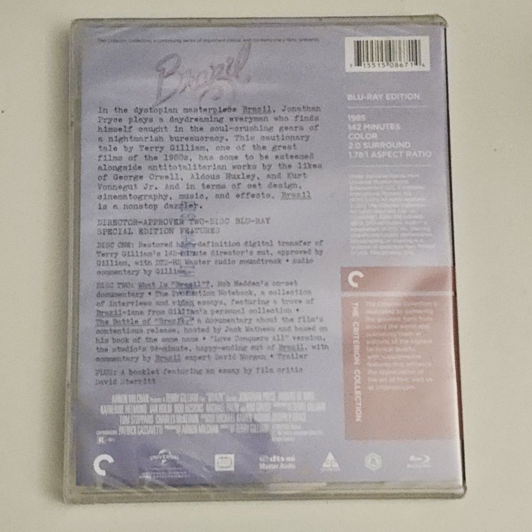 Brazil (The Criterion Collection) Director Approved Special Edition Blu ...