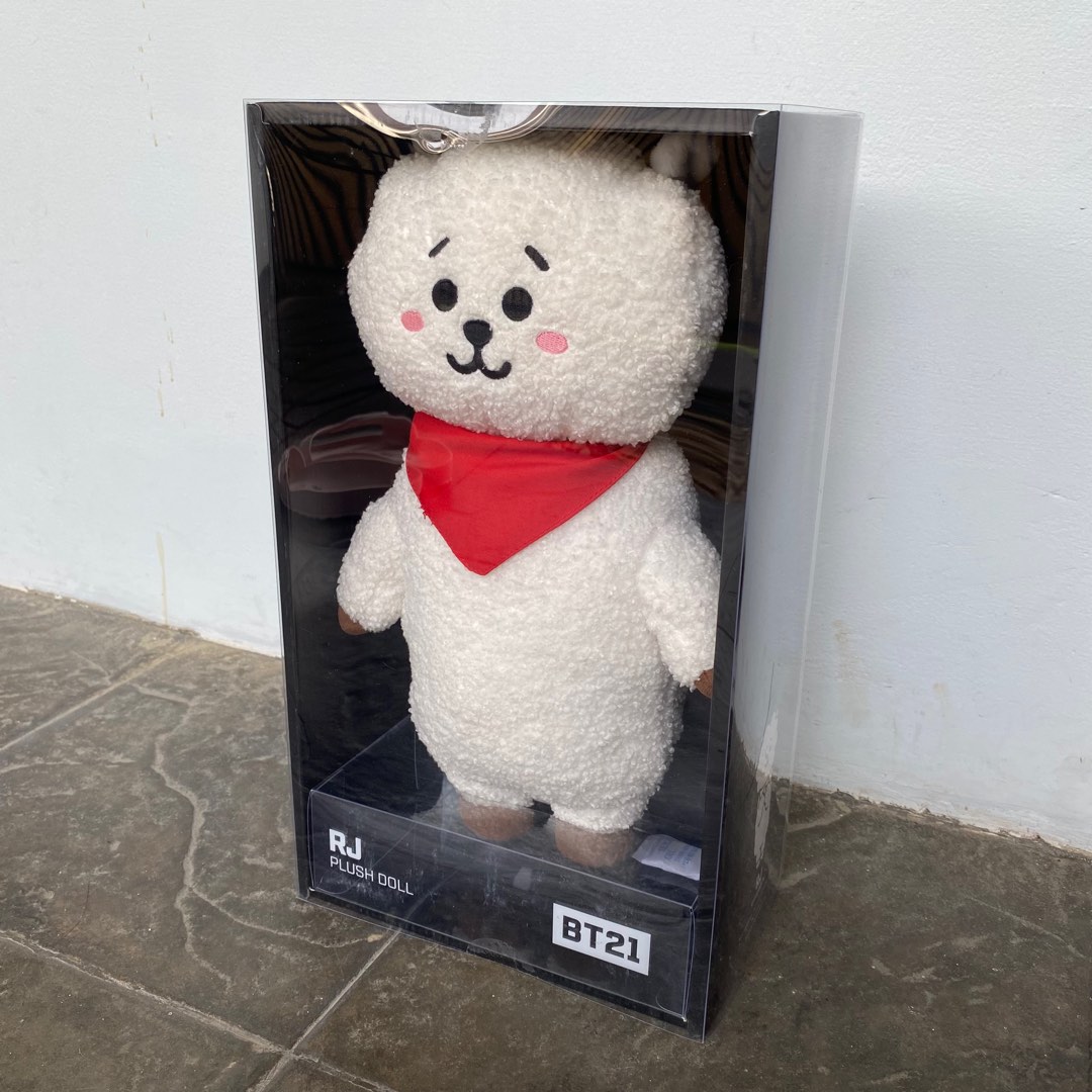 BT21 RJ Standing Doll Medium Official, Bayi & Anak, Mainan & Baby ...