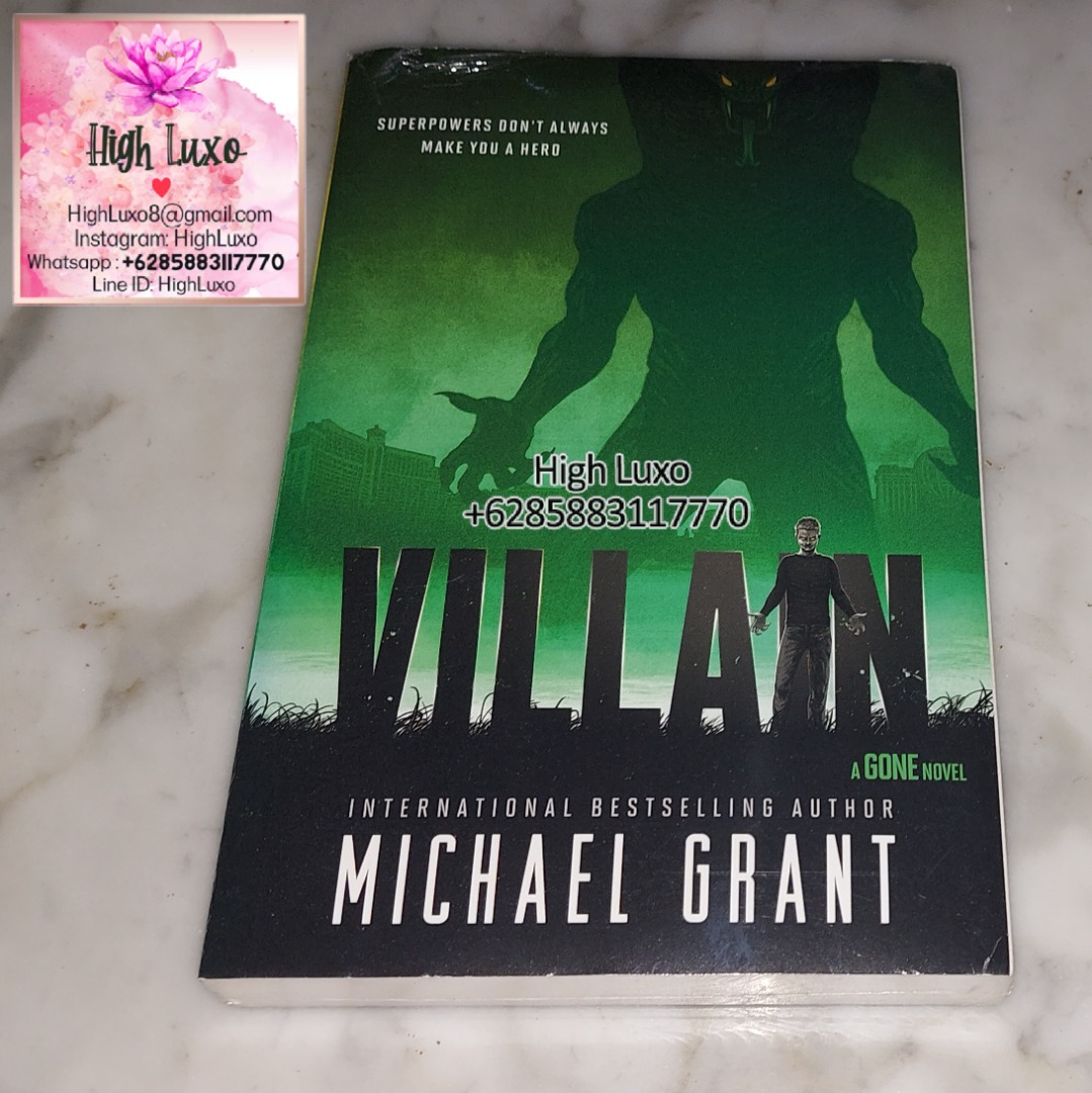 Buku Novel Villain A Gone Novel Michael Grant International Bestselling ...