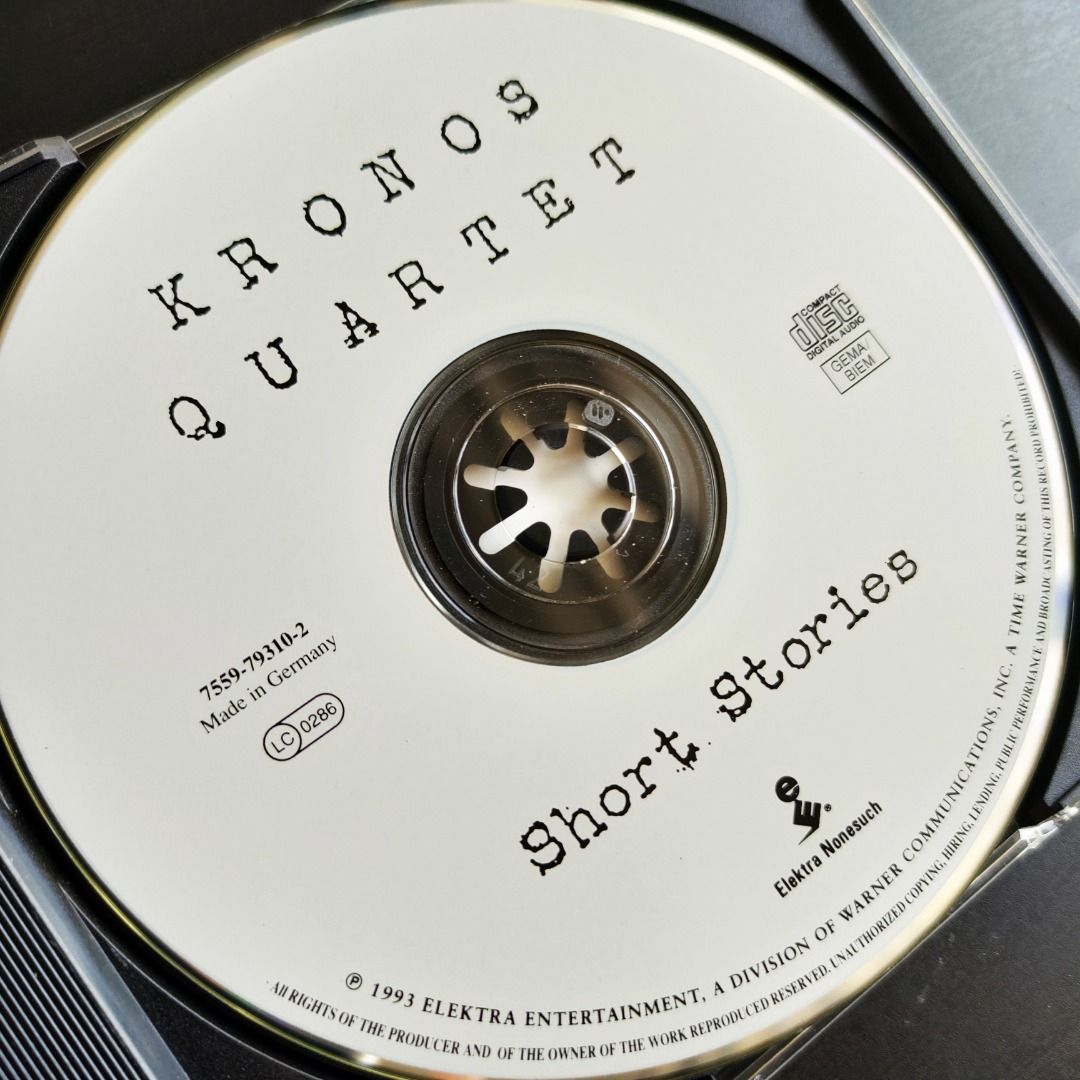 CD / GERMANY PRESS (1993) / KRONOS QUARTET: SHORT STORIES / COLLECTOR'S ...