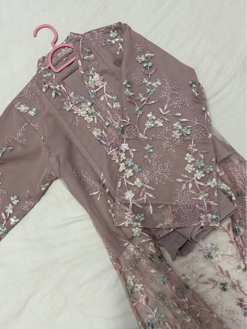 ceo chomel maya kimono kebaya in dusty pink, Women's Fashion, Dresses ...
