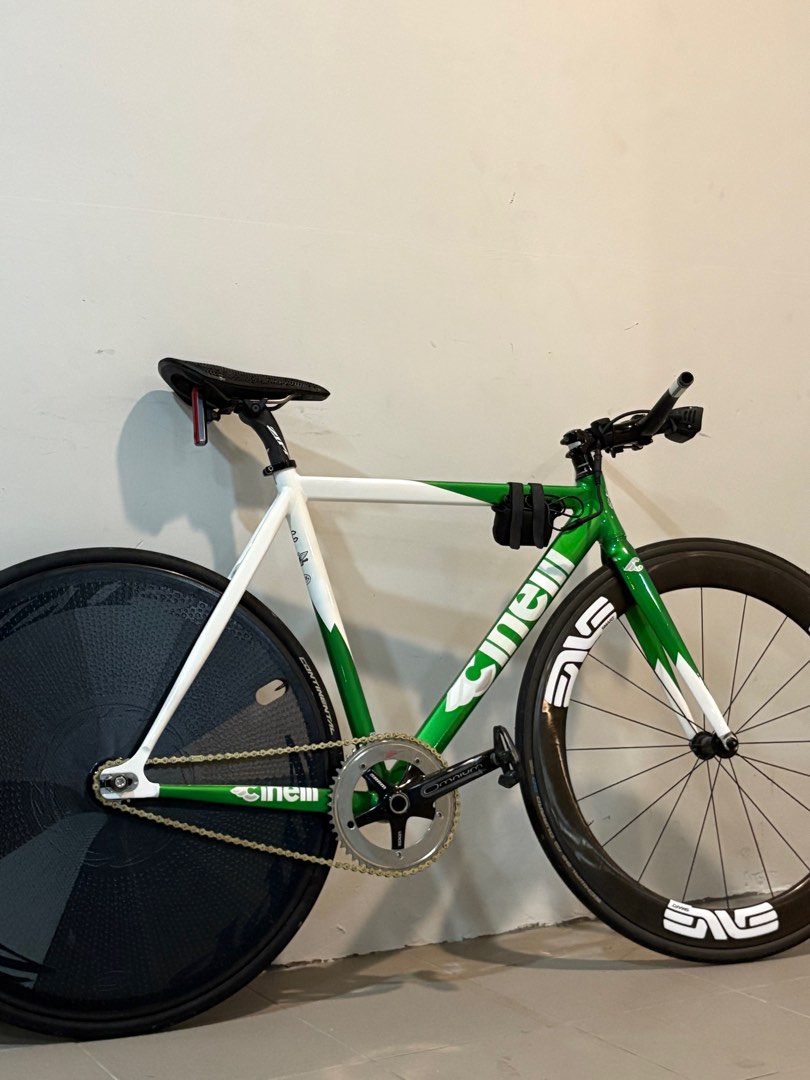 Cinelli Mash 10 Benny Gold full bike frameset fixie track zipp enve ...