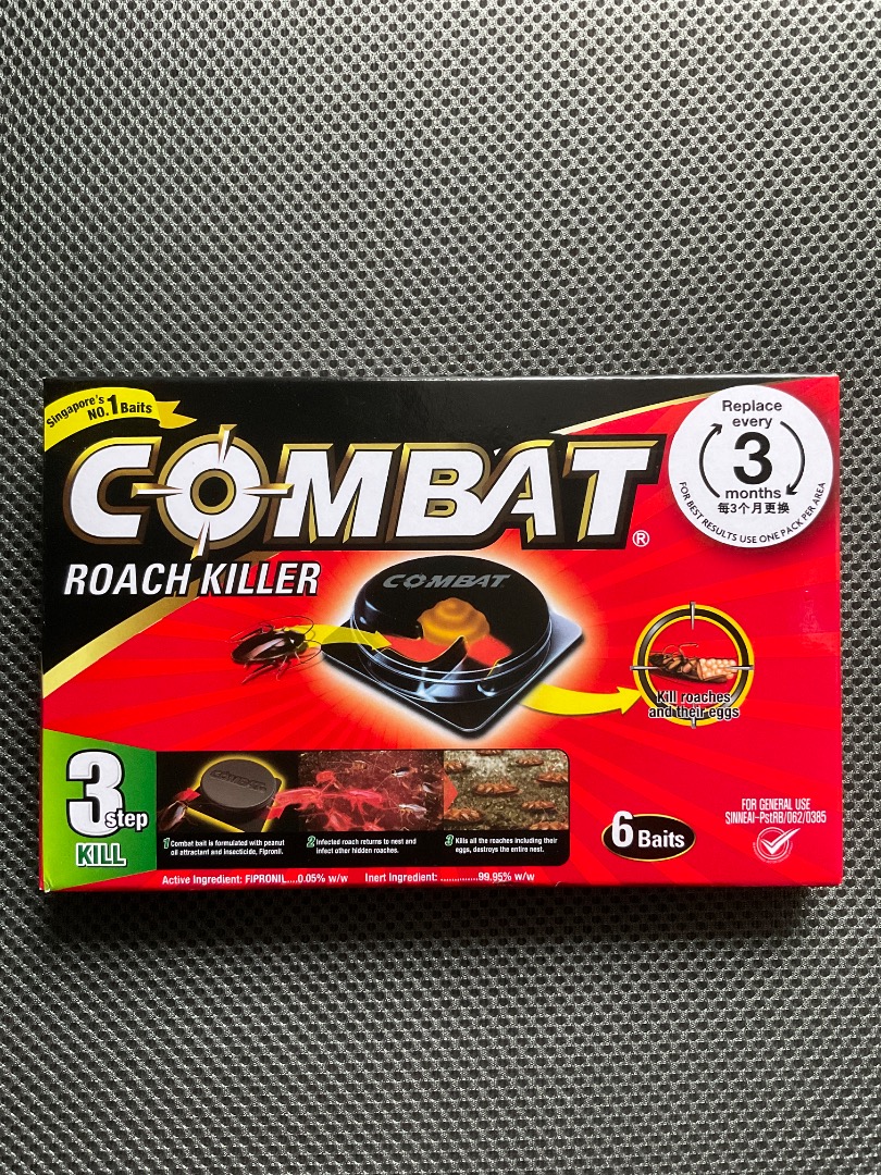 Combat Cockroach Killer Bait, Furniture & Home Living, Cleaning ...