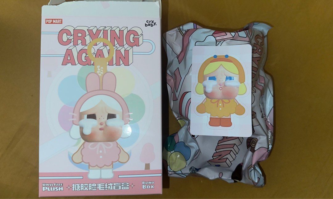 CRYBABY CRYING AGAIN PLUSH, Hobbies & Toys, Toys & Games on Carousell