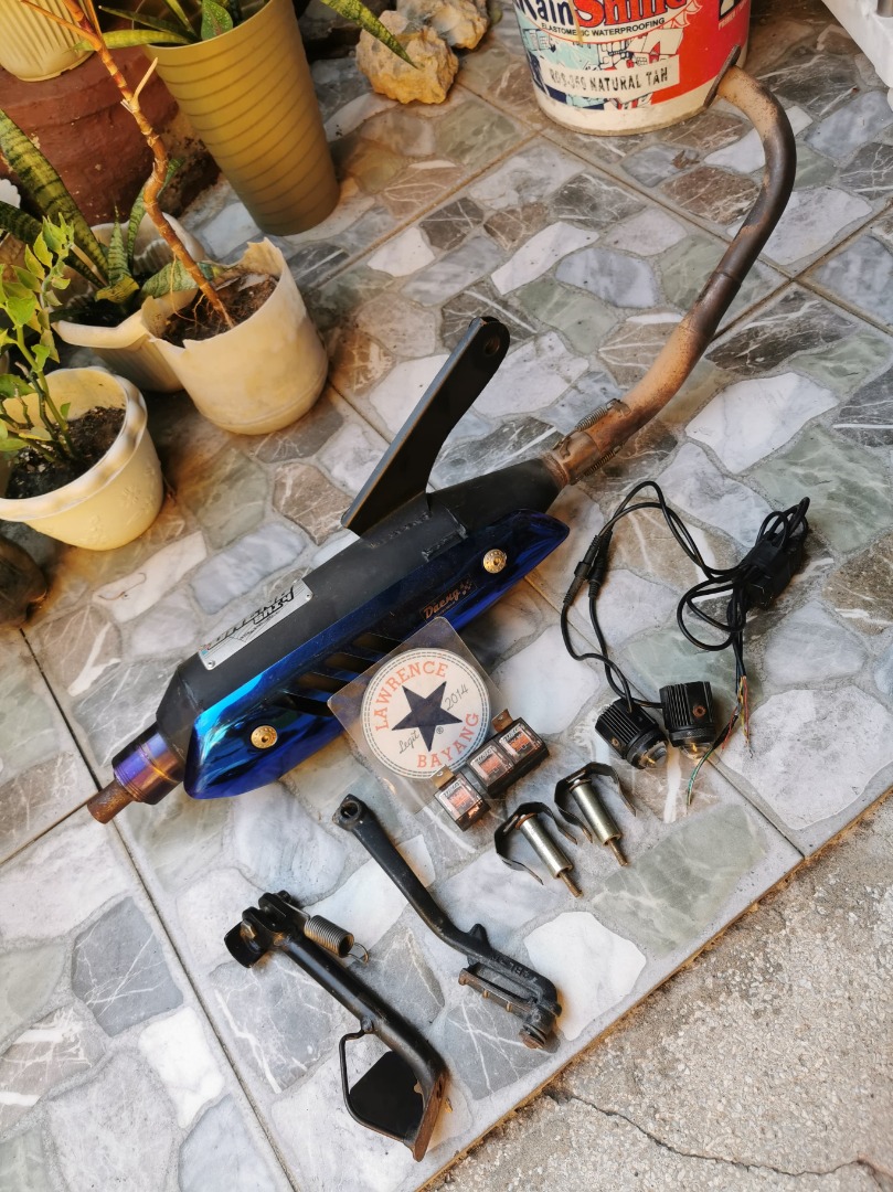 Daeng Sai 4 Power Pipe for M3 Mio i 125, Motorbikes, Motorbike Parts ...