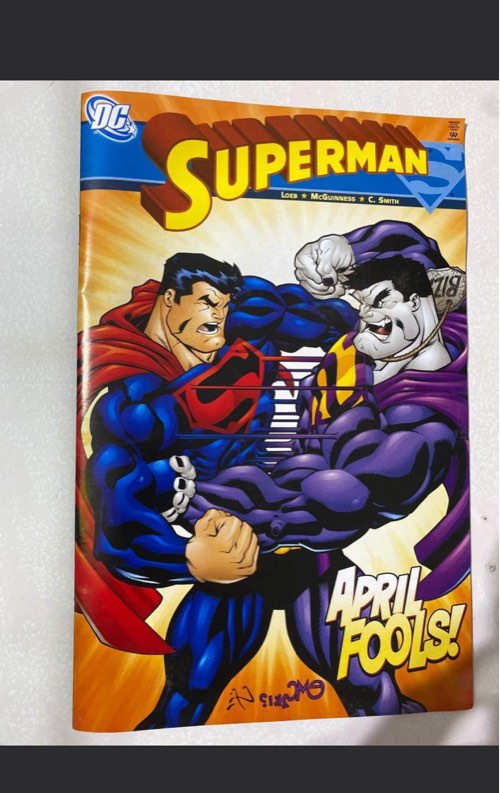 DC Superman Comic Exclusive - April Fools, Hobbies & Toys, Books ...