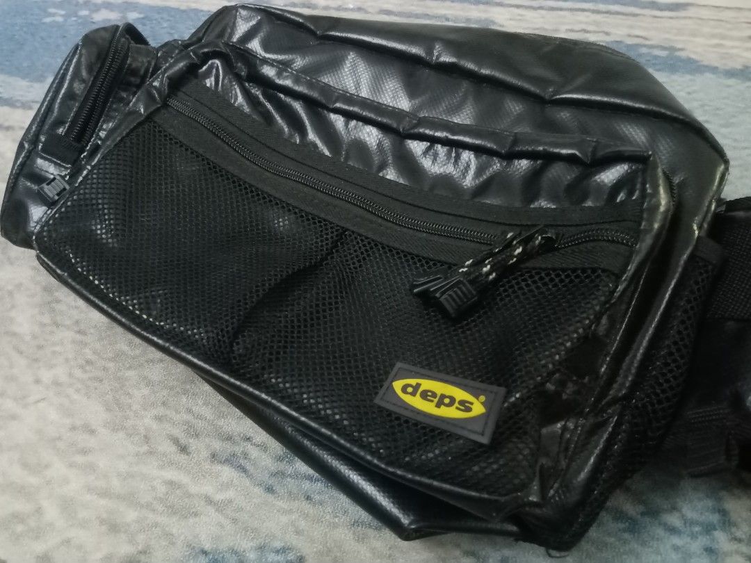 DEPS JAPAN FISHING LURE TACKLE BOX UTILITY CARGO SLINGBAG WATERPROOF ...