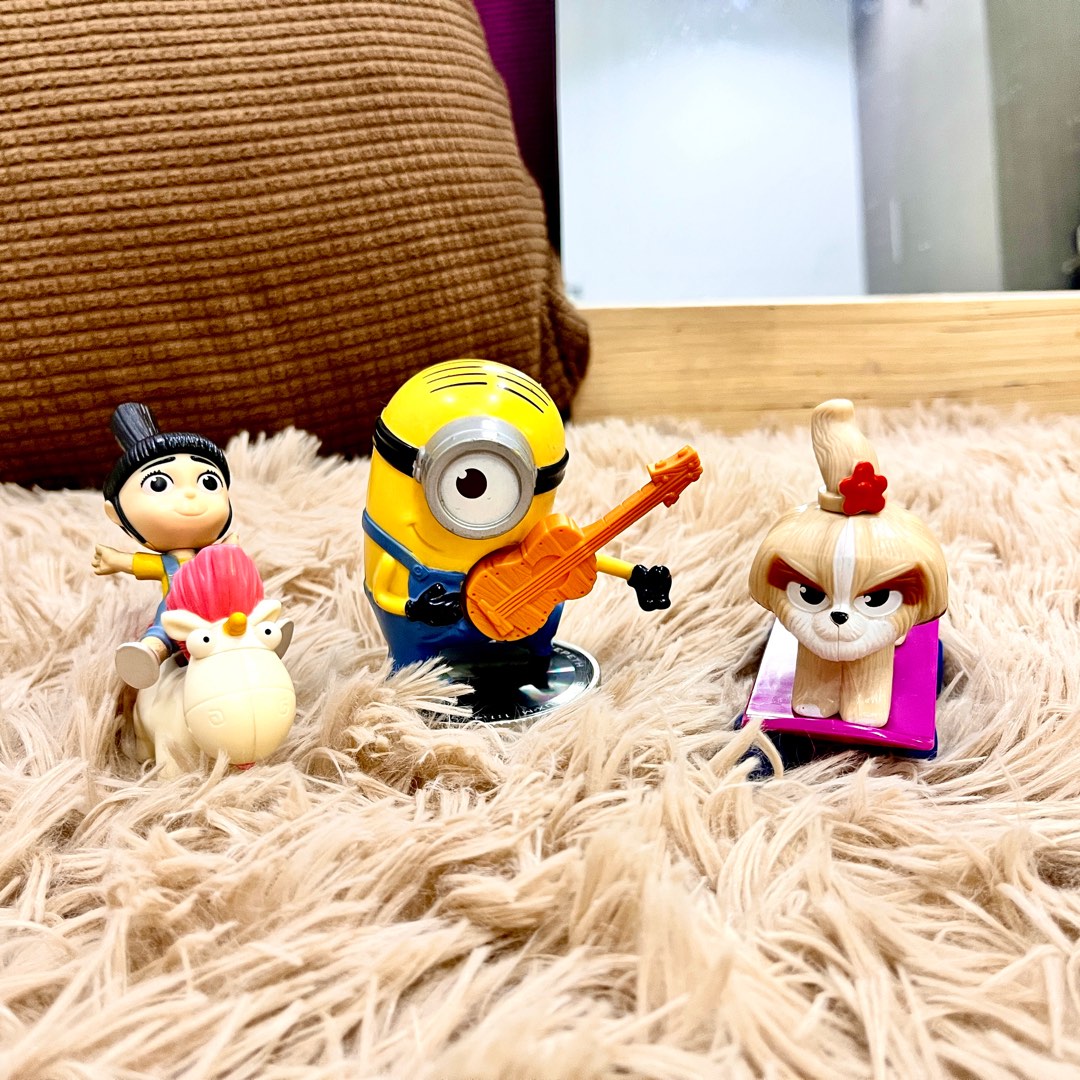 Despicable Me Minion Stuart Desk Agnes Pickles Decor McDo Happy Meal ...