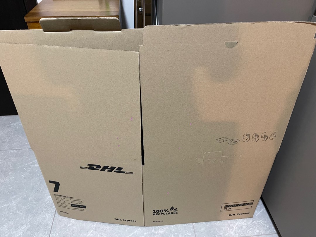 DHL Carton Box Size 7 & Size 8 - To Bless, Everything Else on Carousell