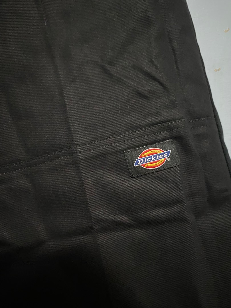 Dickies Double Knee Pants Black, Men's Fashion, Bottoms, Trousers on Carousell