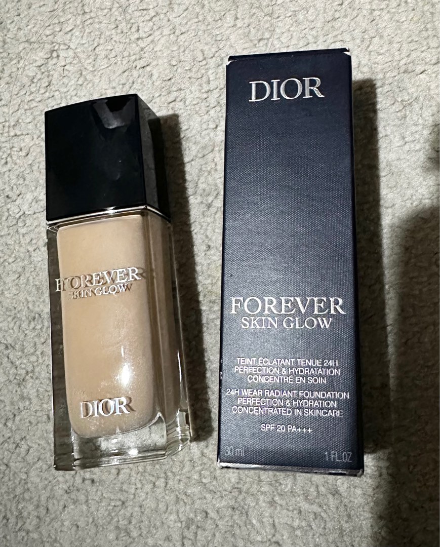 Dior forever skin glow foundation 2N, Kesehatan & Kecantikan, Rias ...
