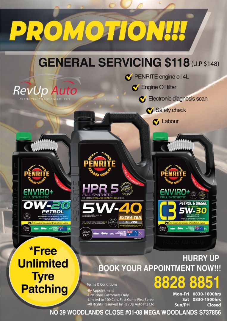 Engine oil |Car Servicing and Maintenance |Promotion | First Timer ...