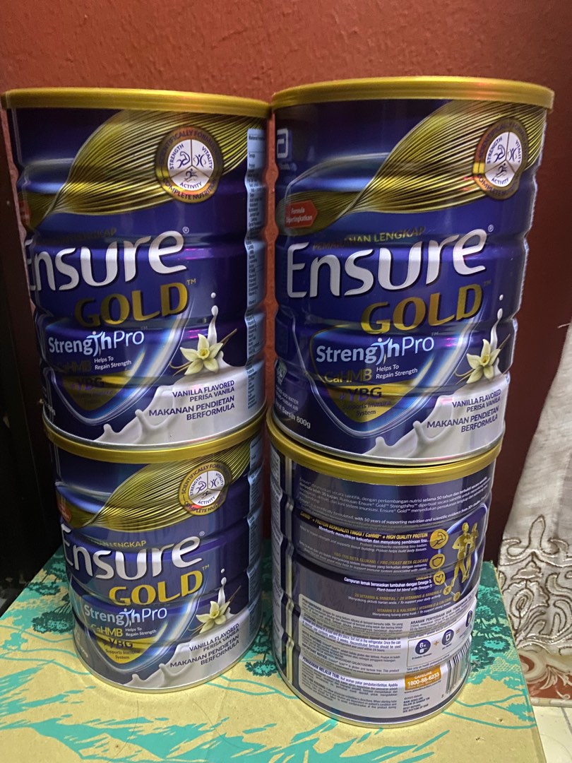 Ensure Pro Gold Vanilla 800g, Babies & Kids, Nursing & Feeding ...