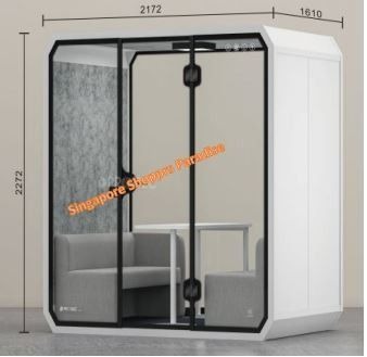 (Free delivery) PB Series -Four Pax Office Pod/chatting room/recording ...
