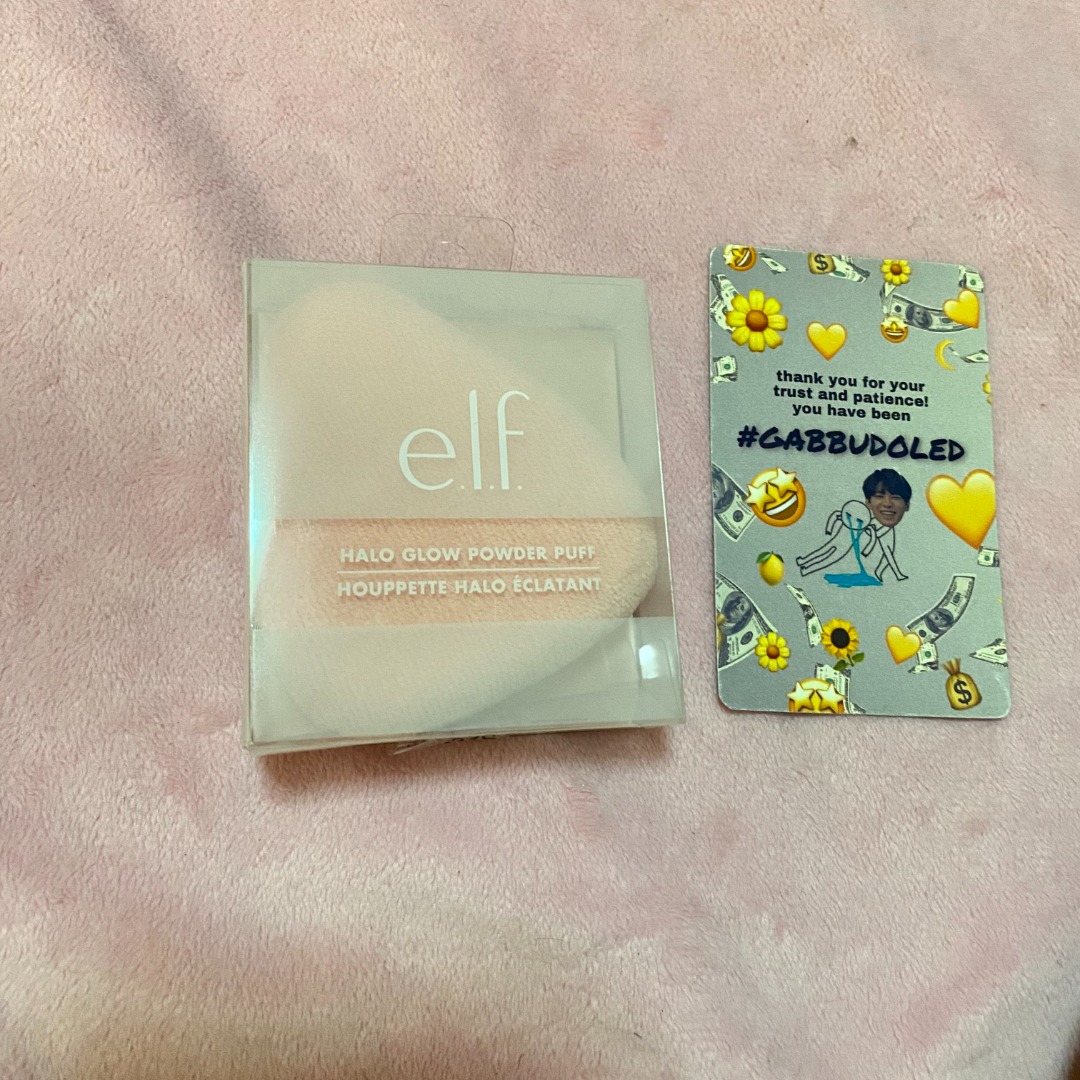 [FREE SHIPPING] Elf Halo Glow Powder Puff for Loose or Pressed Powder ...