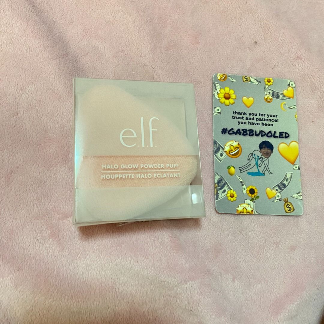[FREE SHIPPING] Elf Halo Glow Powder Puff for Loose or Pressed Powder ...
