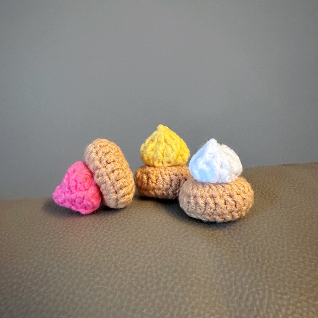 Gem biscuit crochet, Hobbies & Toys, Stationery & Craft, Handmade Craft ...