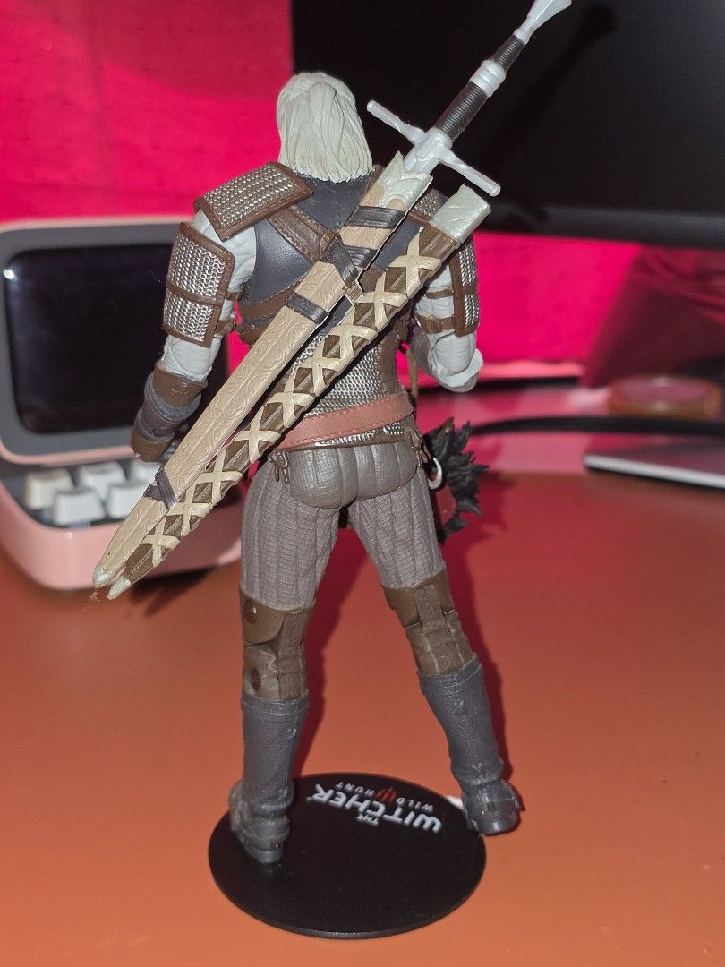 Geralt of Rivia action figure from the Witcher series, the McFarlane ...