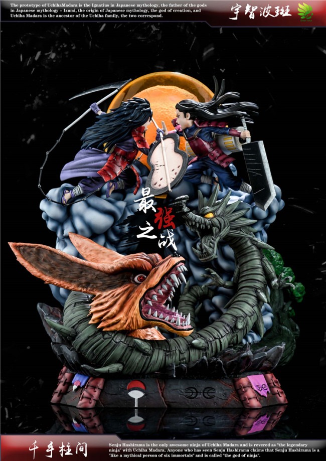 Green Lotus LongHu Studio Naruto Senju Hashirama VS Uchiha Madara SD ...