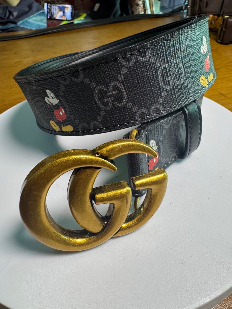 GUCCI Mickey Mouse, Men's Fashion, Watches & Accessories, Belts on ...