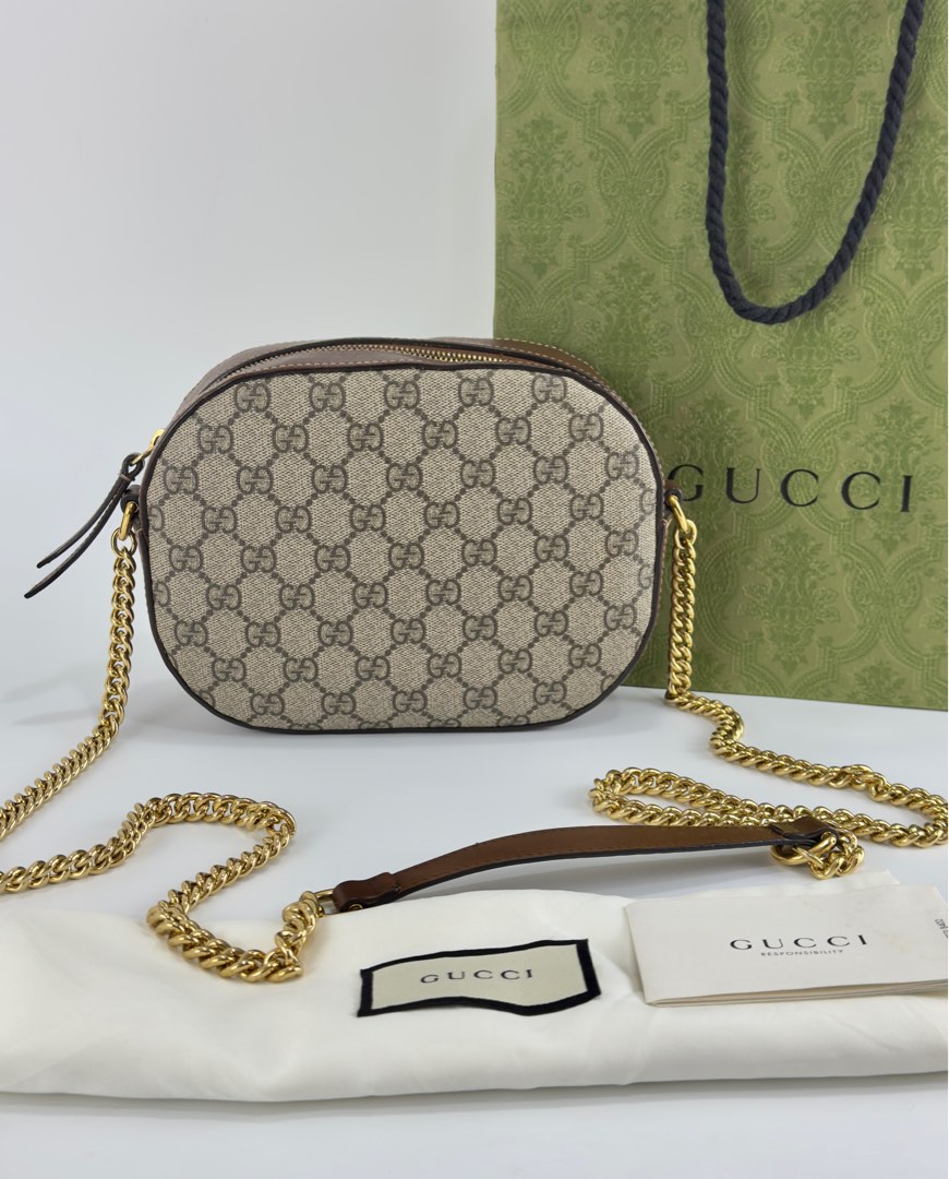 Gucci Supreme mini chain, Luxury, Bags & Wallets on Carousell