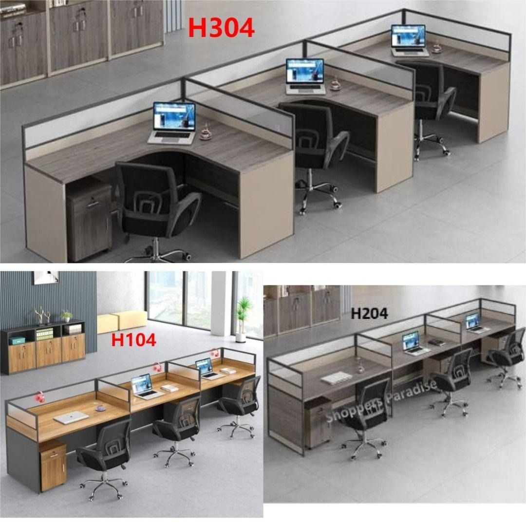 H104 H204 H304 Executive Workstation, with/without pedestal/cabinet ...