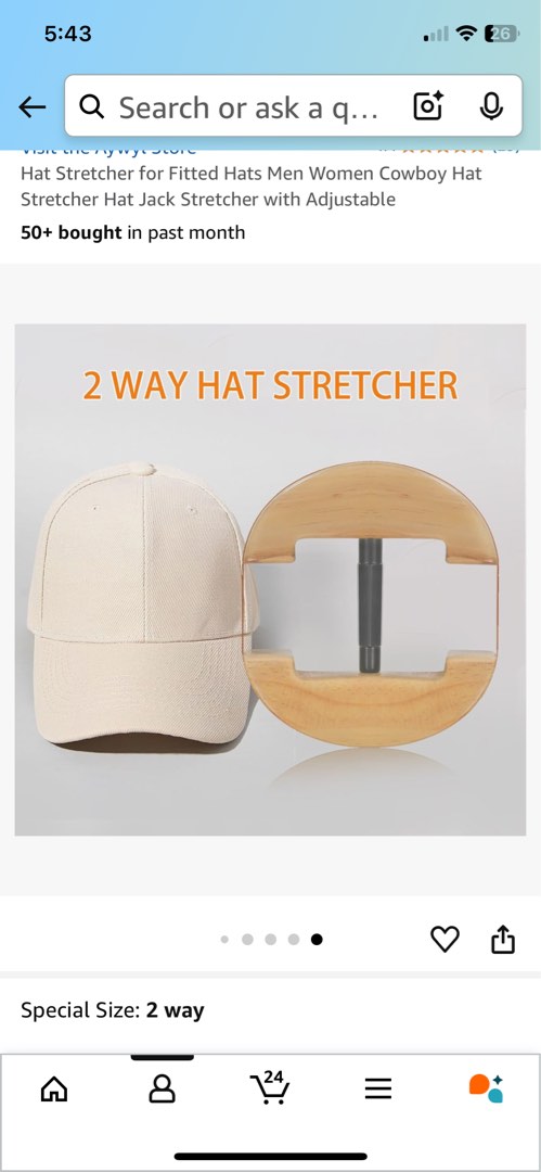Hat stretcher for fitted hat with adjustable/Cap stretcher for fitted ...