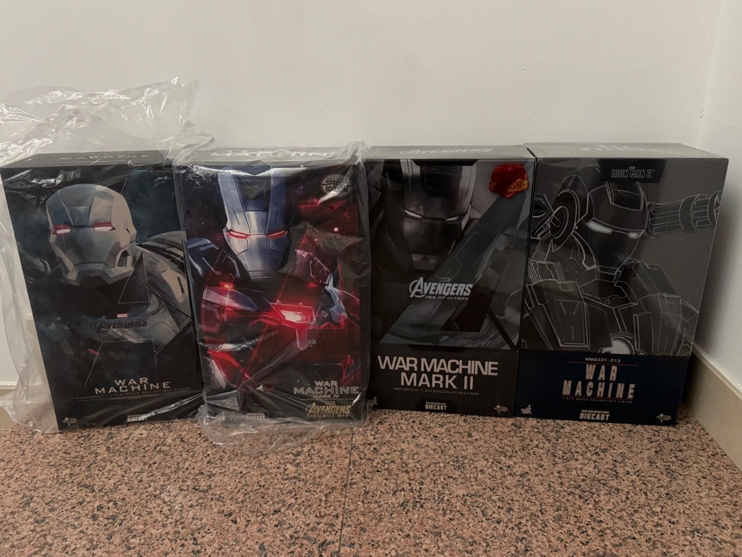 Hot Toys 1/6 Diecast War Machine, 興趣及遊戲, 玩具 & 遊戲類 - Carousell