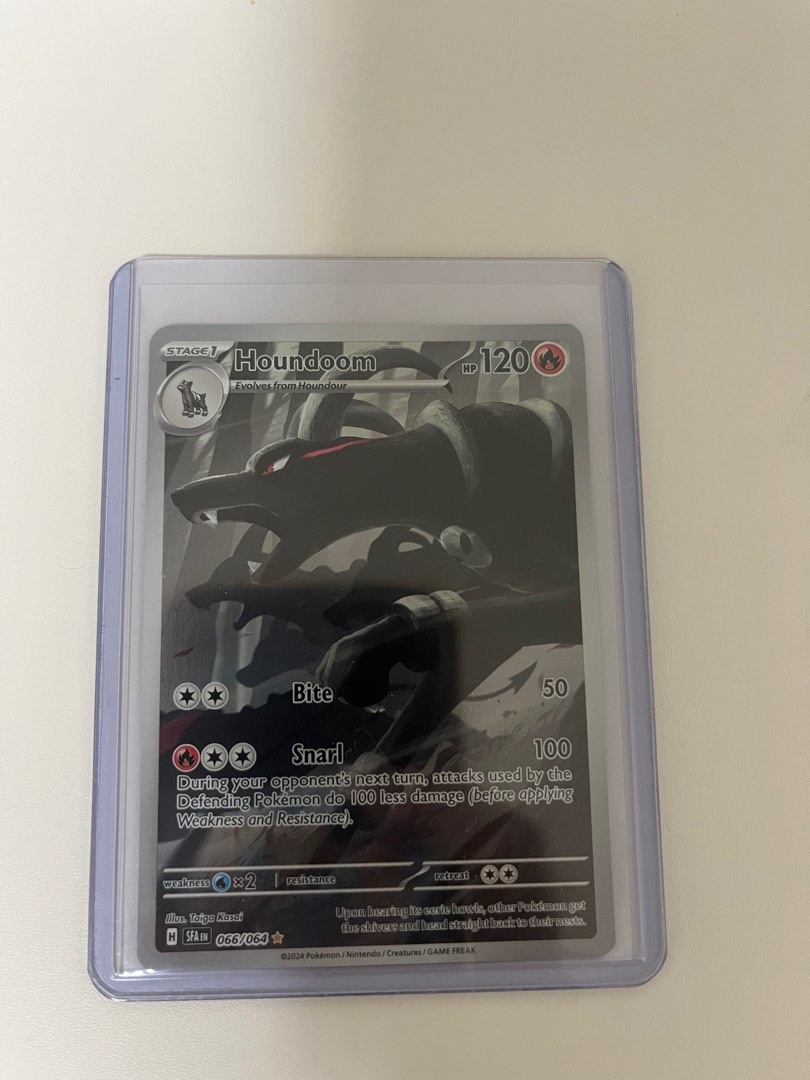 Houndoom #66 Illustration Rare, Hobbies & Toys, Toys & Games on Carousell