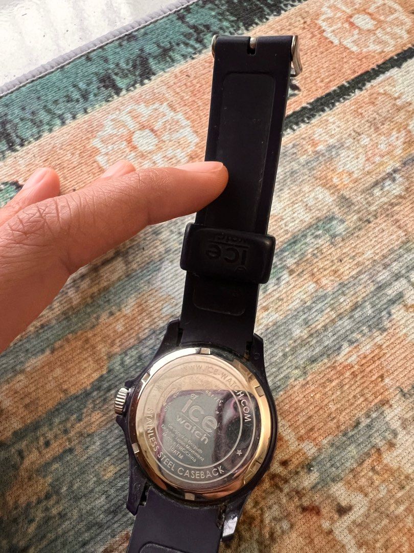ICE WATCH Original Ice Steel Navy Blue (with original box), Men's ...