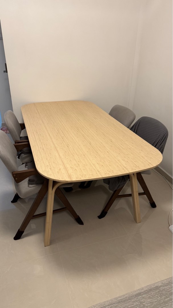 IKEA Voxlov dining table, Furniture & Home Living, Furniture, Tables ...