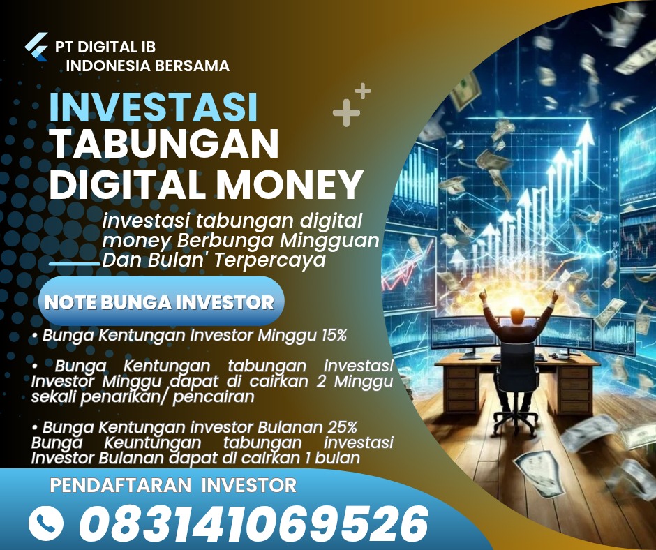 INVESTASI TABUNGAN DIGITAL MONEY KEBEBASAN FINANSIAL MELIPAT GANDAKAN UANG TABUNGAN 50%, Video ...