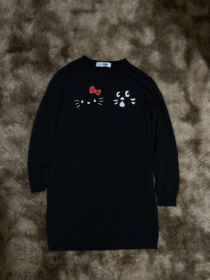 Issey Miyake x Ne-Net Cat x Hello Kitty Dress Sweater, Women's Fashion ...