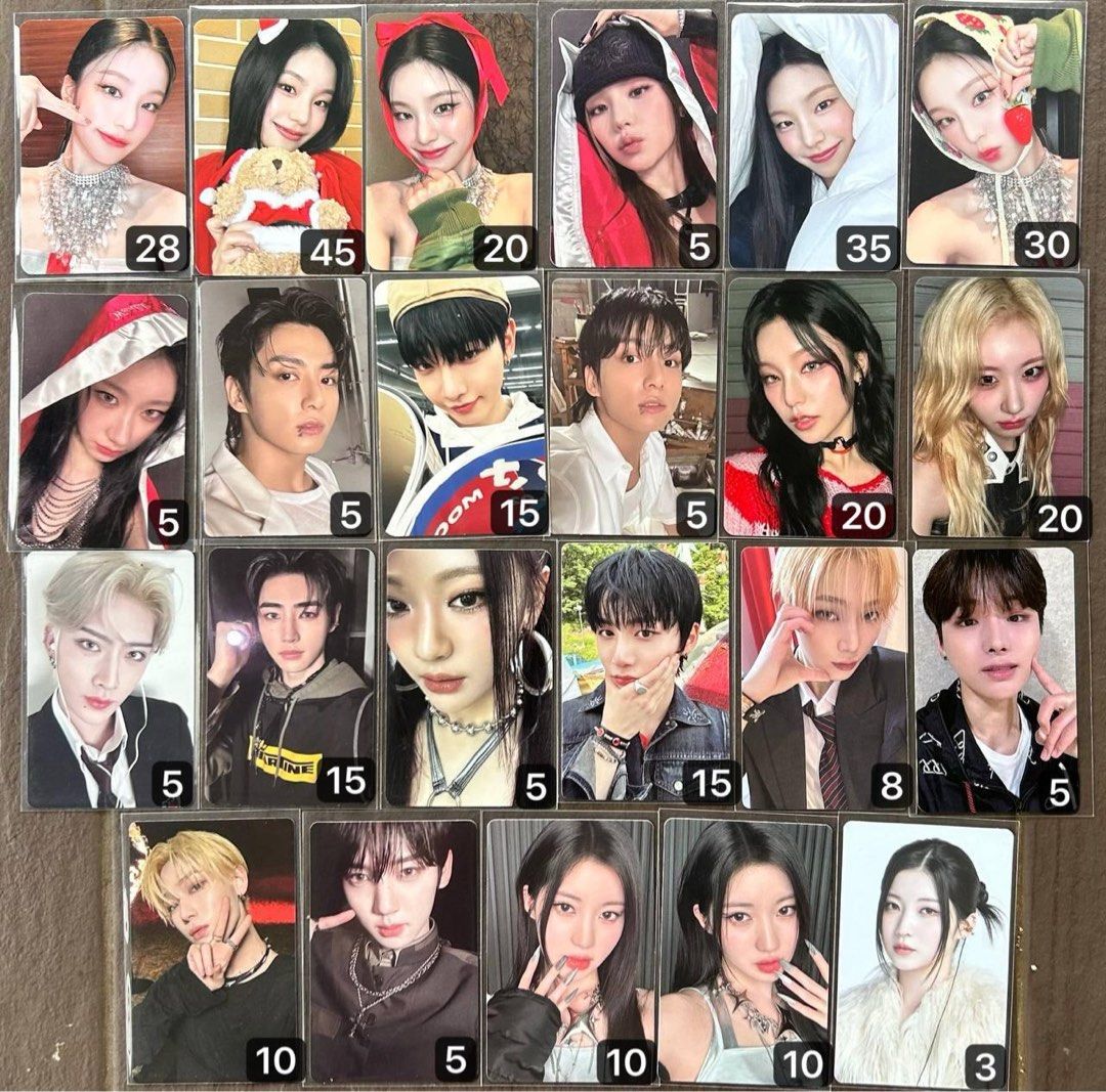 ITZY, AESPA, ZB1, XODIAC, BOYNEXTDOOR, BTS, ENHYPEN & BABY MONSTER PHOTOCARDS, Hobbies & Toys ...