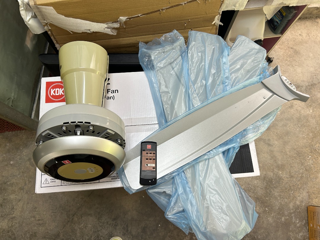 Rm260 KDK Remote Control 4xBlades Ceiling Fan, Furniture & Home Living ...