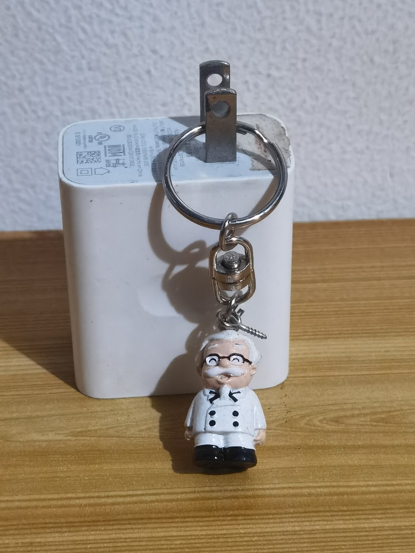 KFC - Coloner Sanders Figure Keychain, Hobbies & Toys, Toys & Games on ...